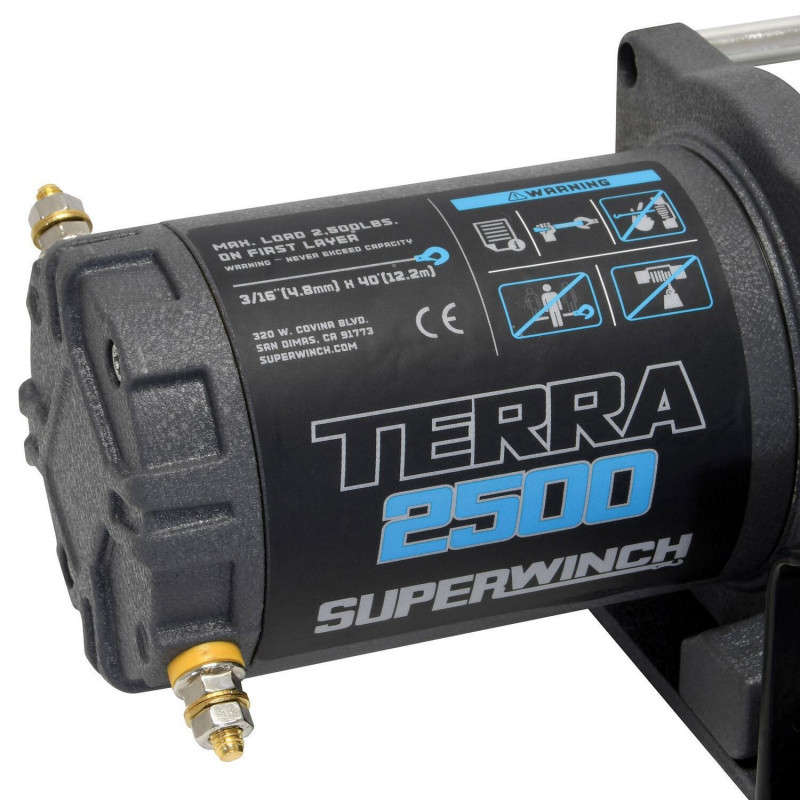Superwinch 1125260-SUPW Terra 2500 Winch with Steel Wire Rope ...