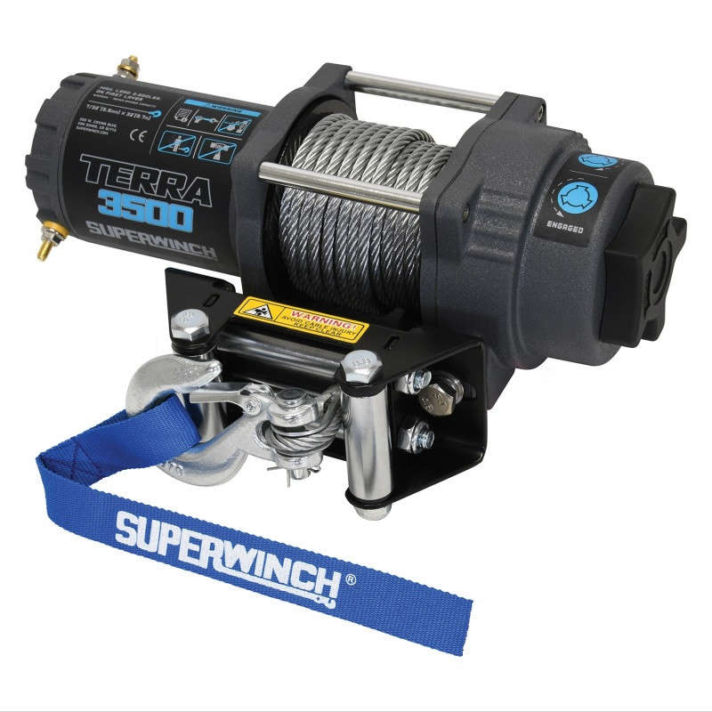 Superwinch 1135260-SUPW Terra 3500 Winch with Steel Wire Rope ...
