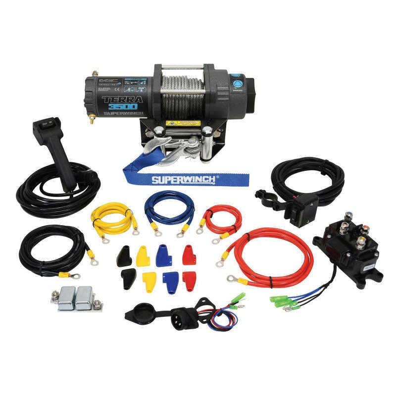 Superwinch 1135260-SUPW Terra 3500 Winch with Steel Wire Rope ...