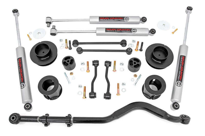 Rough Country 78730-RC 3.5" Lift Kit | Spacers | Premium N3 Shocks (24-25 Jeep Gladiator JT ...
