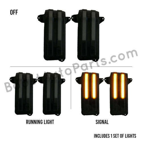 Boost Auto 5903LTXS-4 & 5903RTXS-4 & SU-BAUTO Tow Mirror Marker Lights ...