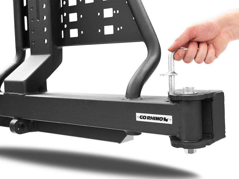 Go Rhino HC200T-Rhino Swing-A-Way Hitch Mounted Tire Carrier | Custom ...