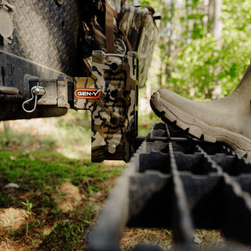 Gen-Y GH-424-MO Mega Duty 2" Offset Shank 5" Drop Hitch & Dual Ball ...