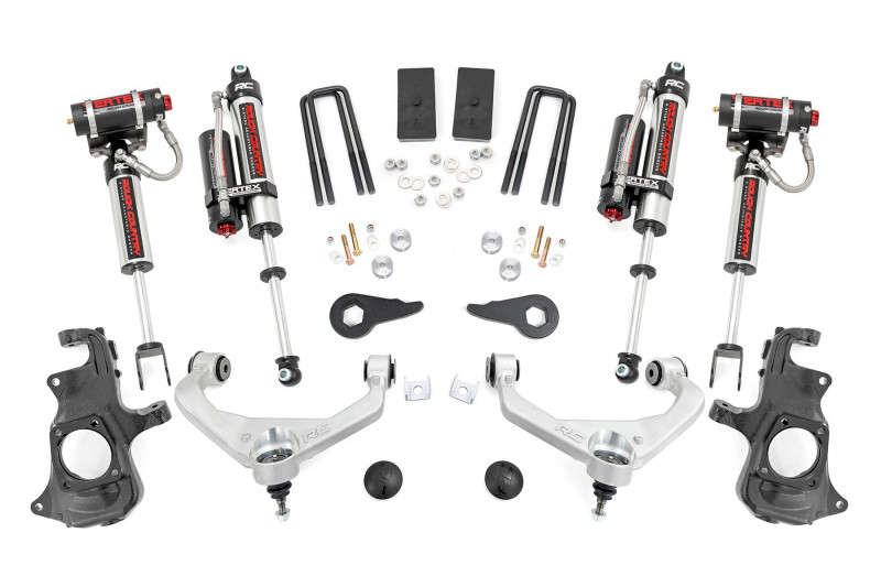 Rough Country 97650-RC 3.5" Knuckle Lift Kit | Alum. UCA's | W/ Factory ...