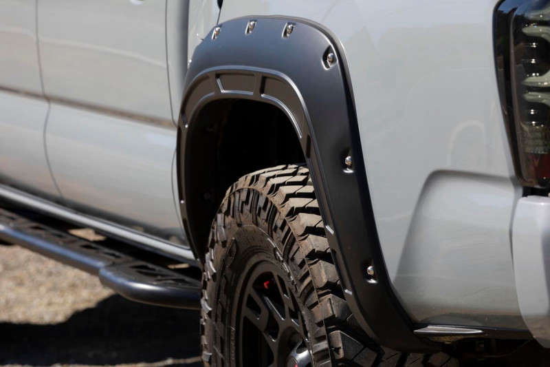 Rough Country A-T11621-4V6-RC Defender Fender Flares | 4V6 Quicksand | Custom Offsets