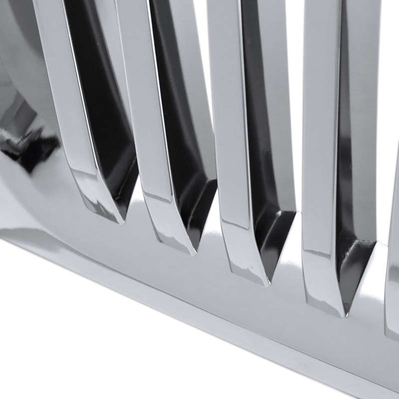 Spec-D Tuning HG-FRO05CVT-SPECD Vertical Grille | Chrome (05-08 Nissan ...