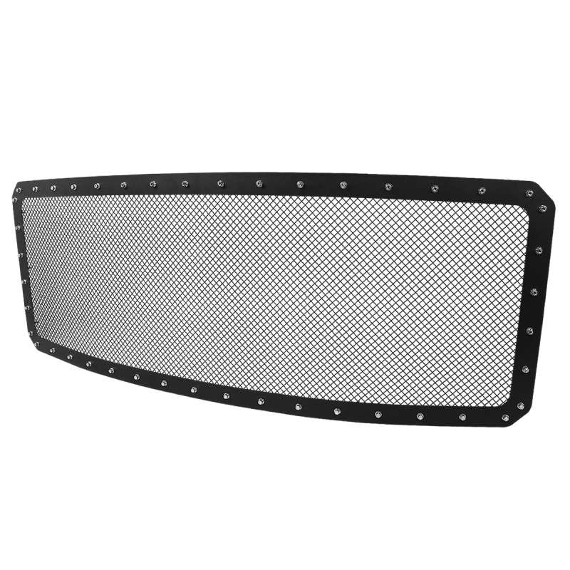 Spec-D Tuning HBG-F25011BKSS-YH-SPECD Rivet Style Stainless Steel Mesh ...