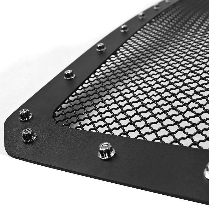 Spec-D Tuning HBG-F25011BKSS-YH-SPECD Rivet Style Stainless Steel Mesh ...