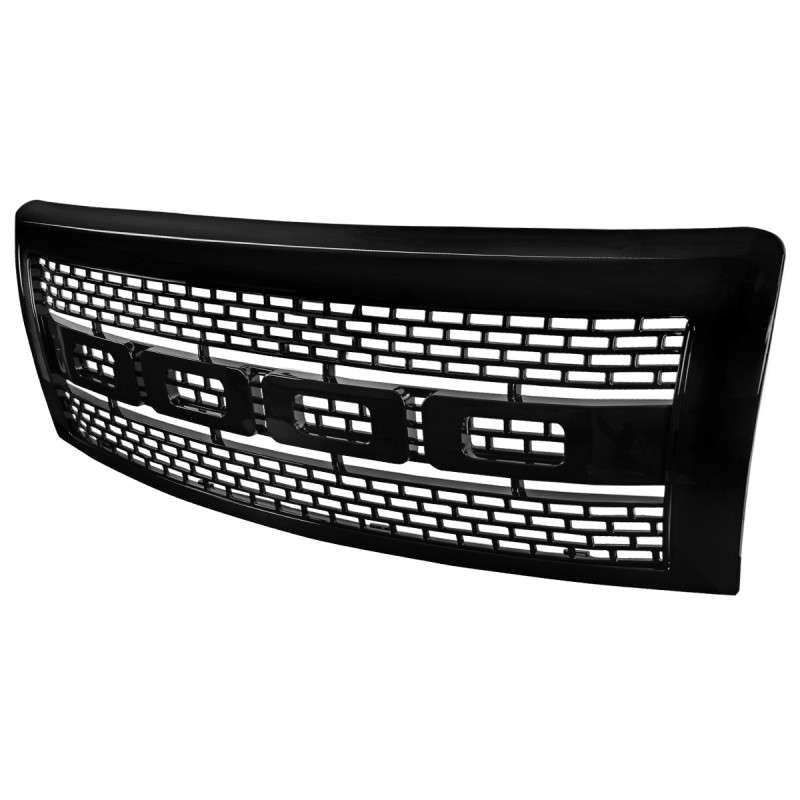 Spec-D Tuning HG-F15009JM-R-RS-SPECD Style ABS Grille | Glossy Black ...