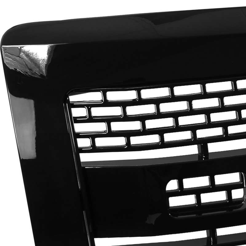 Spec-D Tuning HG-F15009JM-R-RS-SPECD Style ABS Grille | Glossy Black ...