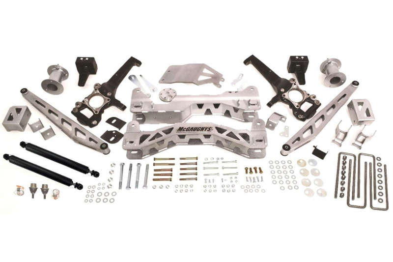 McGaughys 57100-McG 6.5" Powder Coated Silver Premium Lift Kit | Custom ...