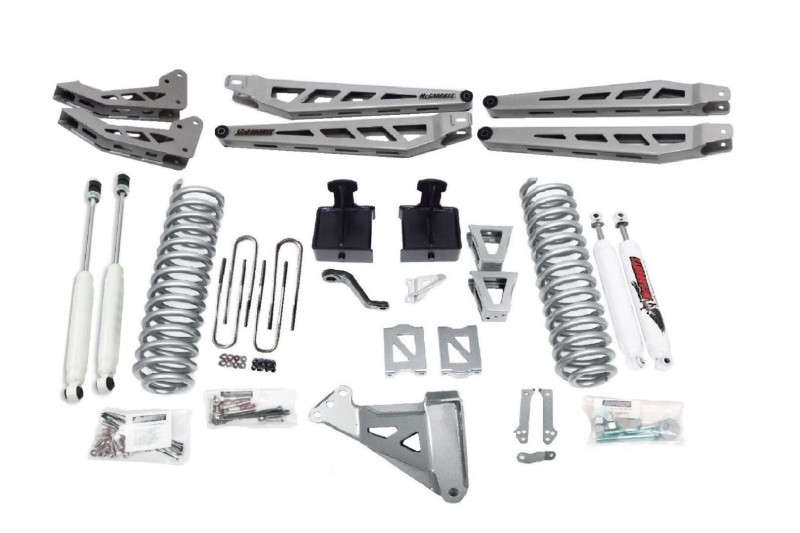 McGaughys 57233-McG 6" Powder Coated Silver Phase 3 Premium Lift Kit ...