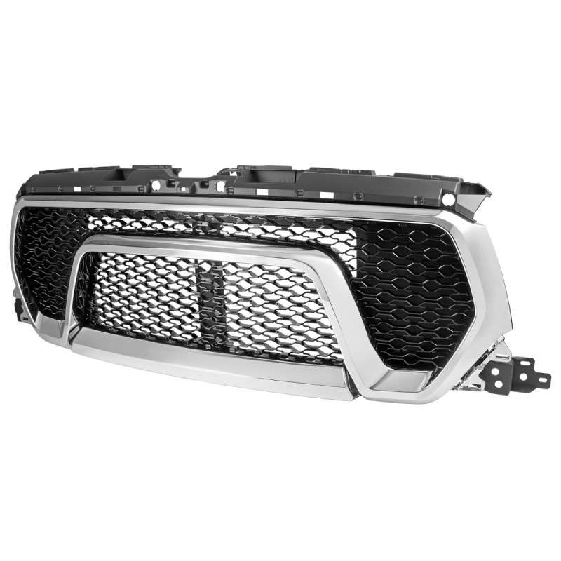 Spec-D Tuning HG-RAM1915C-RB-GL-SPECD ABS Chrome Trim Rebel Style Mesh ...