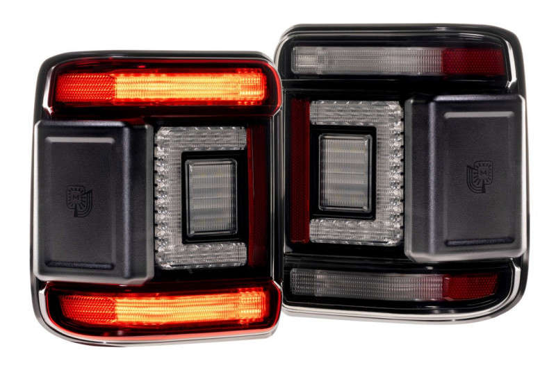 Morimoto LF747-MOR XB LED Low Profile Tail Lights | Red Lens | Set ...