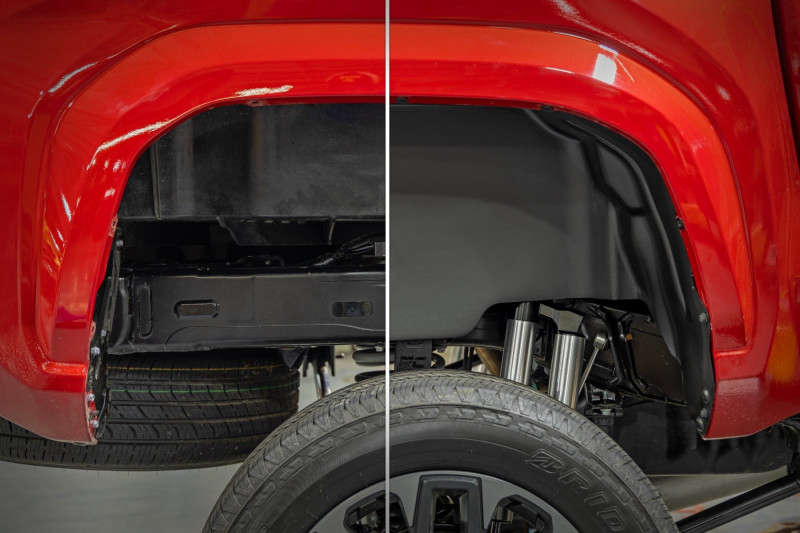 Rough Country 4521A-RC Rear Wheel Well Liners | Custom Offsets