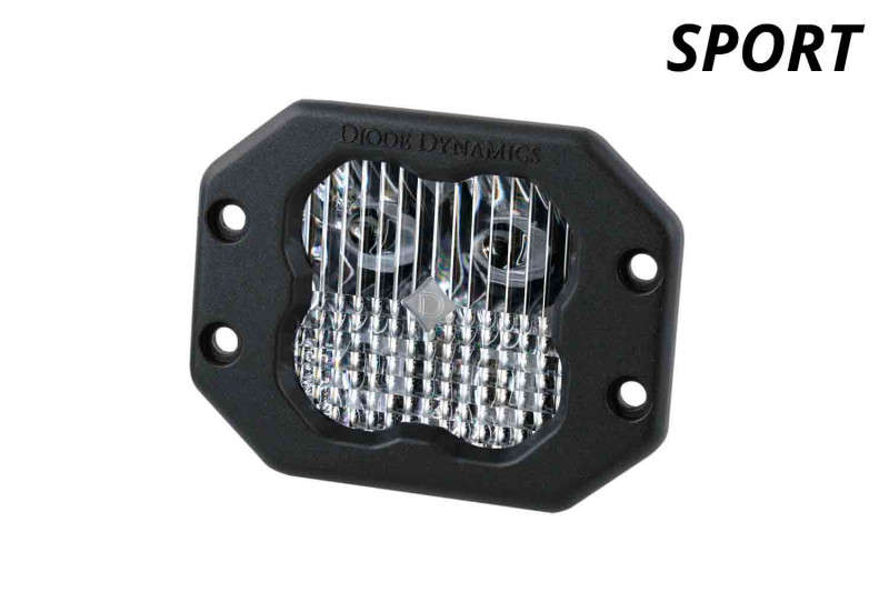 Diode Dynamics DD6914S-DIOD SS3 LED Pod Sport SAE Fog Flush | Single ...