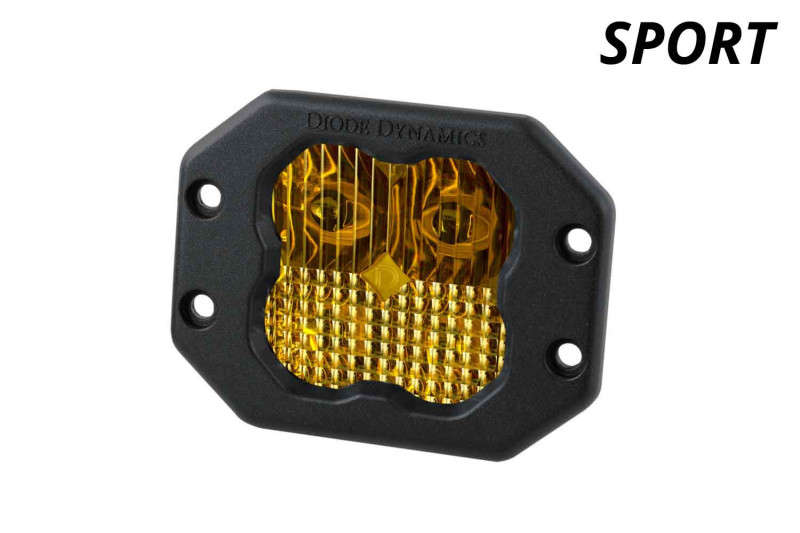 Diode Dynamics DD6924S-DIOD SS3 LED Pod Sport SAE Fog Flush | Single ...