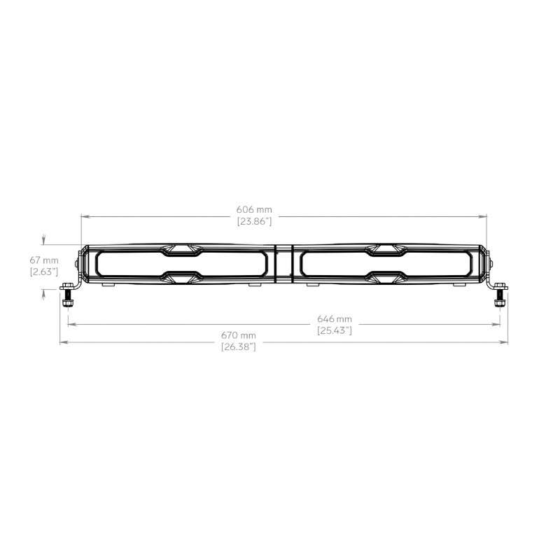 Tyri Lights V12K-011-1-TYRI 24" Hyperion Series Light Bar | 8600 Elumen ...