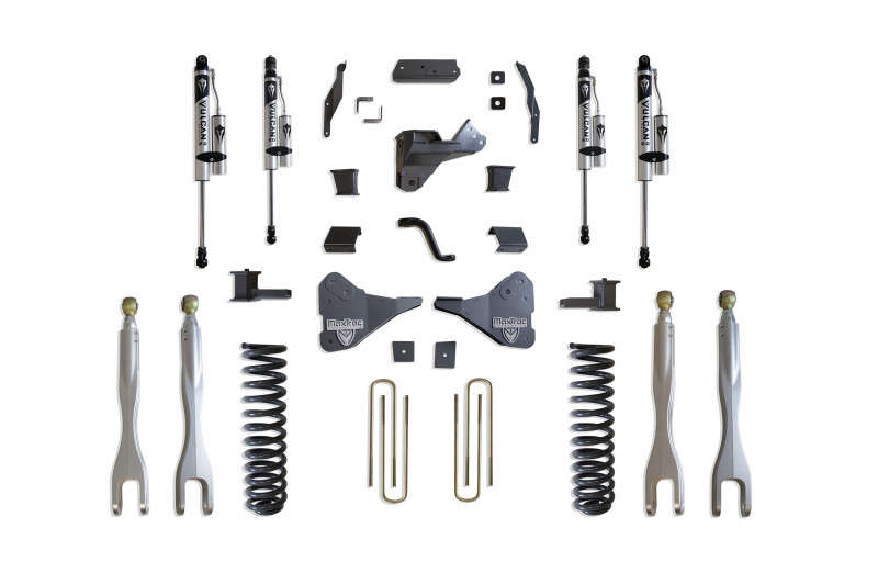 MaxTrac MT-K944341VRL 4" Lift Kit W/ 4-Links/Vulcan Reservoir Shocks ...