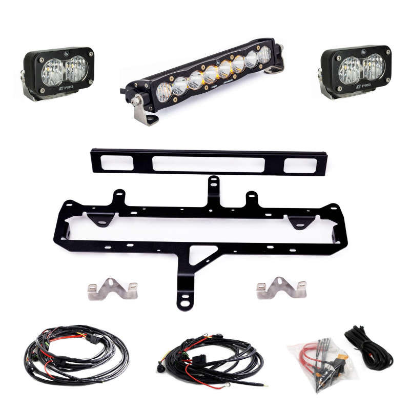 Baja Designs BAJA-448253 10" S8/S2 Pro Grille Light Kit | Clear ...
