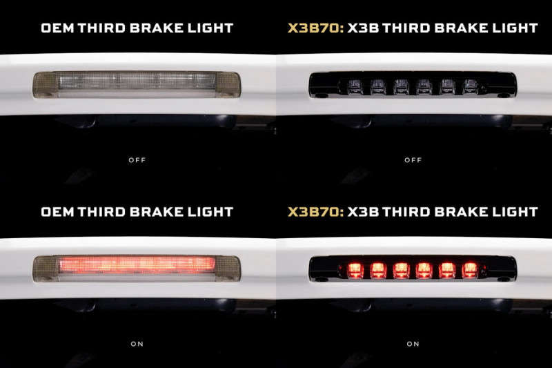 Morimoto X3B70-MOR X3B LED Third Brake Light | Clear Lens (10-24 Toyota ...