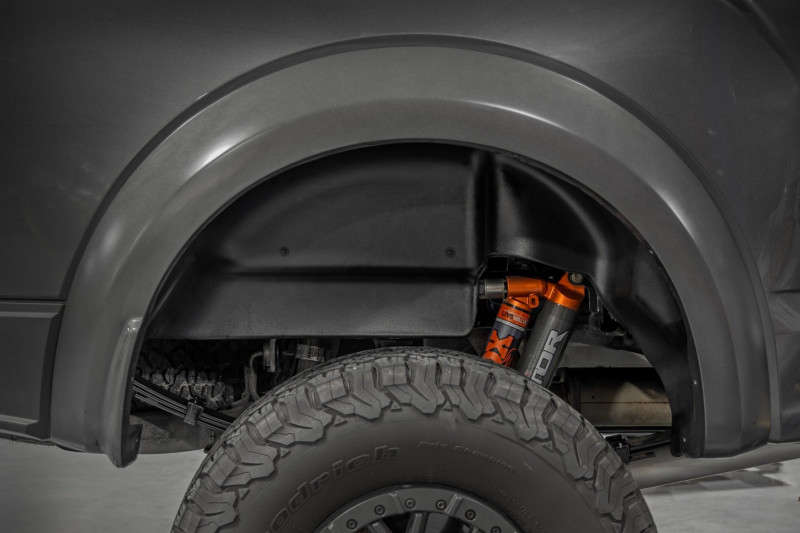 Rough Country 4522-RC Rear Wheel Well Liners (17-20 Ford F-150 Raptor ...