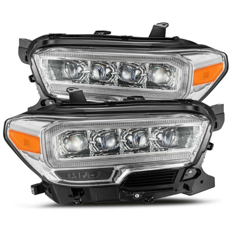 AlphaRex ALPHA-880706 / 810014 NOVA-Series LED Projector Headlights | W/ Converter | For TRD ...
