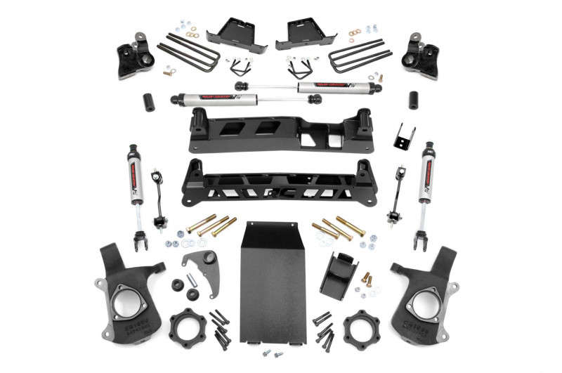 Rough Country 25870-RC 4 Inch Lift Kit | V2 (99-07 Chevy Silverado 1500 ...