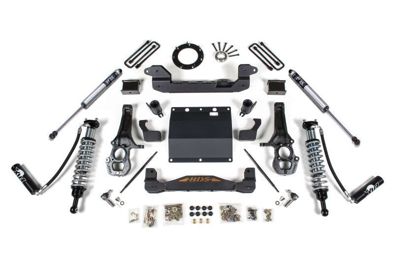 BDS Suspension BDS675F 8 Inch Lift Kit | Long Arm & FOX 2.5 Coil-Over ...