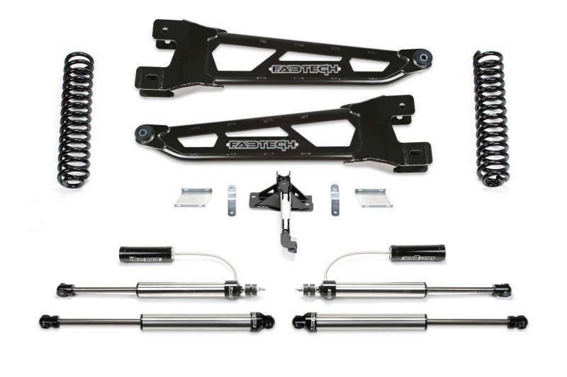 Fabtech K2402DL-FAB 2.5" Radius Arm Lift Kit W/ Front Dirt Logic 2.25 ...