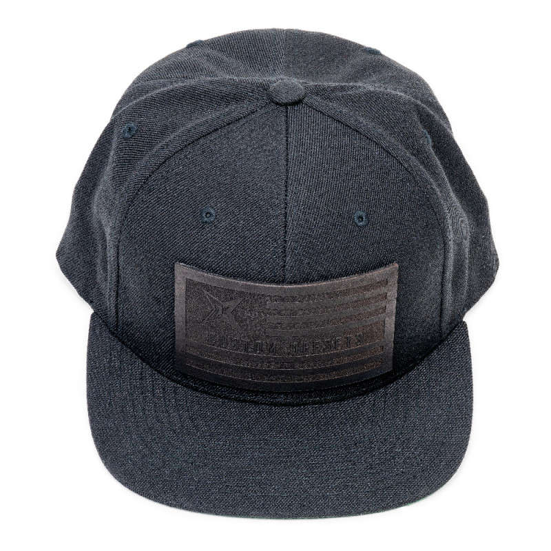 Custom Offsets CO-HTLTHRFLG Leather Flag Snapback