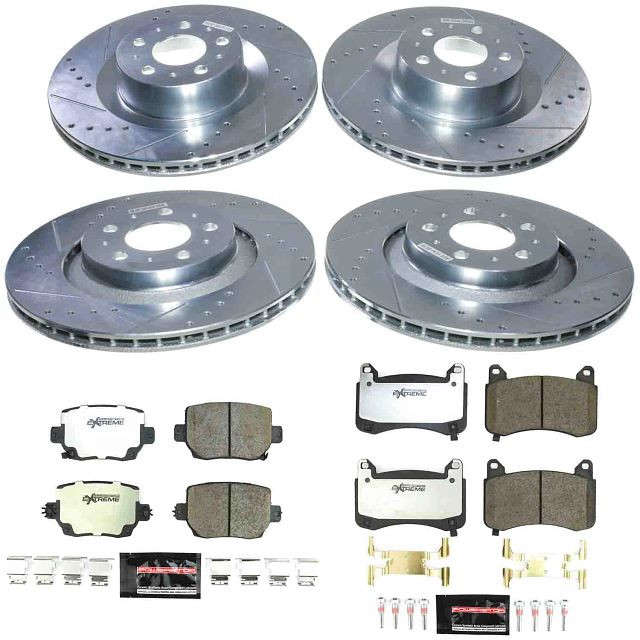 PowerStop K9255-26-PS Z26 Street Warrior Brake Upgrade Kit | Front ...