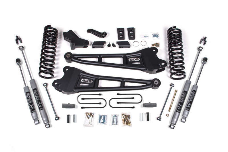 BDS Suspension BDS1794FS 4 Inch Lift Kit w/ Radius Arm (13-18 Ram 3500 ...