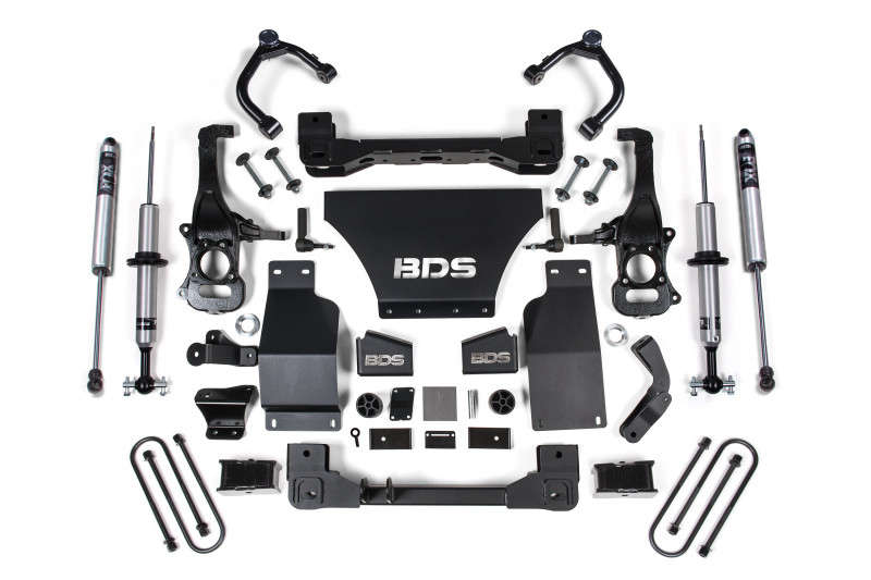 BDS Suspension BDS1851H 4 Inch Lift Kit (2025 Chevy Silverado/GMC Sierra 1500 4WD | Gas ...