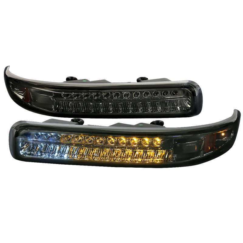 Spec-D Tuning 2LB-SIV99GLED-RS-SPECD LED Bumper Lights | Chrome Housing ...