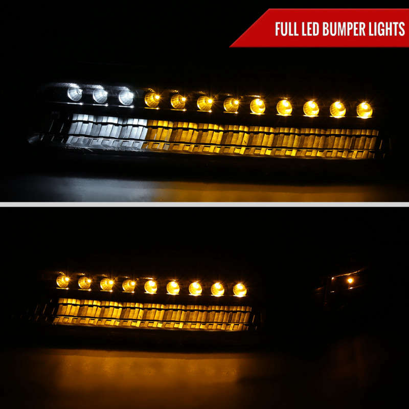 Spec-D Tuning 2LB-SIV99JMLED-RS-SPECD LED Bumper Lights | Matte Black ...