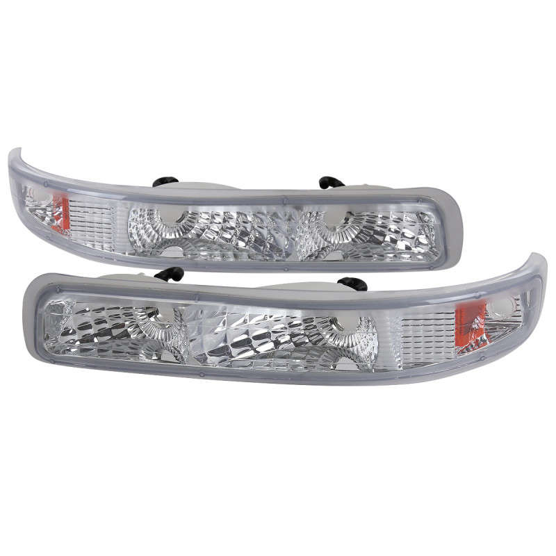 Spec-D Tuning 2LB-SIV99-RS-SPECD Bumper Lights | Chrome Housing/Clear ...