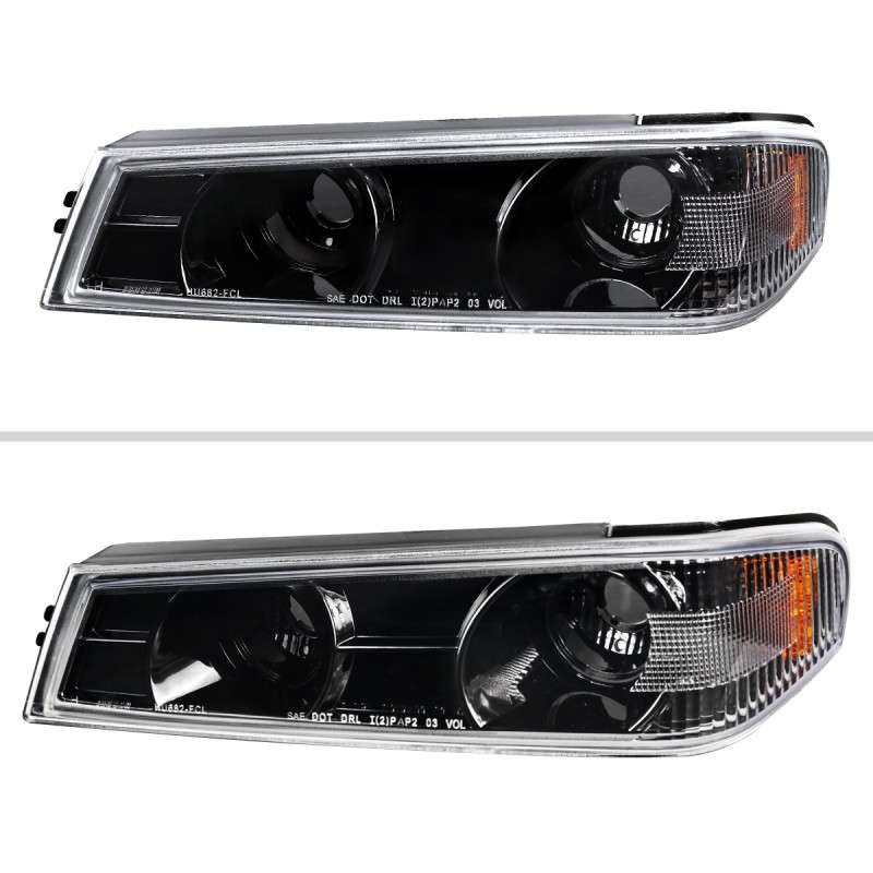 Spec-D Tuning 2LC-COL04BK-TM-SPECD Corner Lights | Jet Black Housing ...