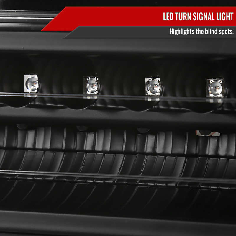 Spec-D Tuning LB-C1088JMLED-RS-SPECD LED Bumper Lights | Matte Black ...