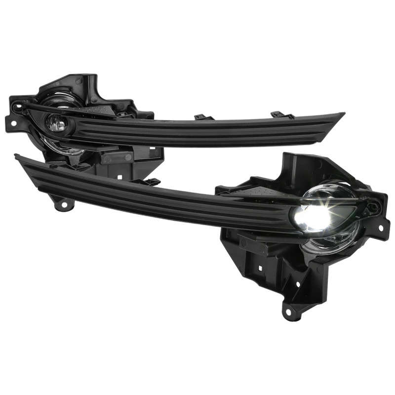 Spec-D Tuning LF-CX517CLED-DL-SPECD LED Fog Lights Kit | Chrome Housing ...