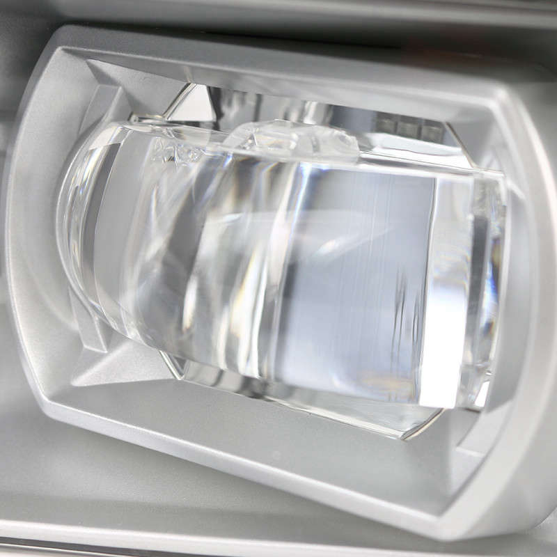 Spec-D Tuning LF-SIV07CLED-DL-SPECD LED Projector Fog Lights | Chrome ...