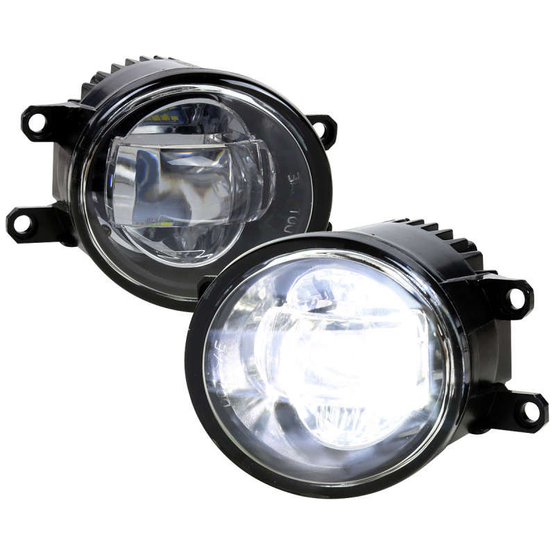 Spec-D Tuning LF-TOY01CLED-HZ-SPECD LED Projector Fog Lights Kit ...