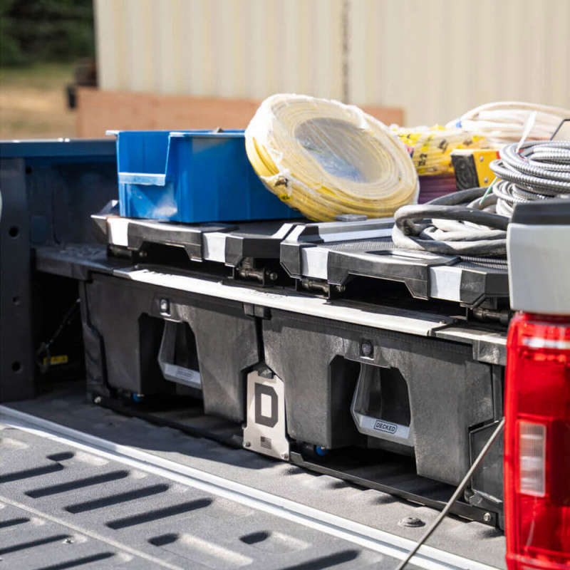 Decked C0090-DCGBK-BLK-FXWQ CargoGlide CargoGlide 2.0 Mounting Brackets | Custom Offsets