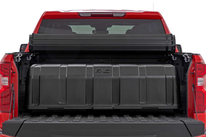 Rough Country 10208-RC Truck Bed Cargo Storage Box | Lid & Box | Easy ...