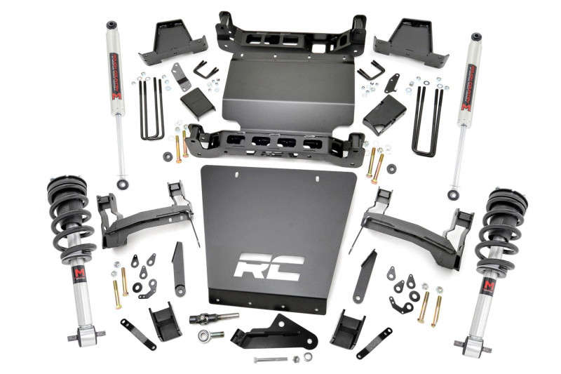 Rough Country 29840-RC 7 Inch Lift Kit | Bracket | M1 Struts/M1 (14-16 ...