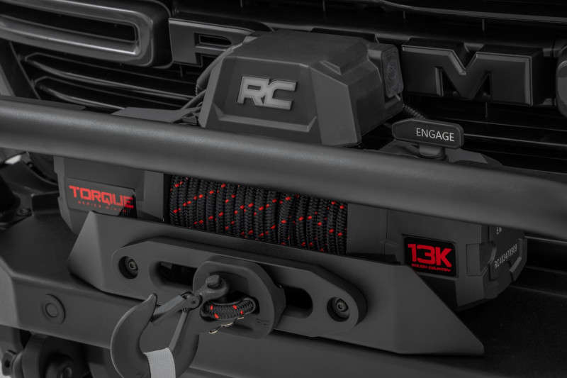 Rough Country 51214W-RC Front Bumper | Tubular | Winch Mount | Custom ...