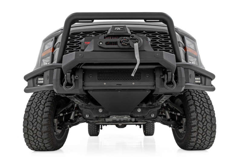 Rough Country 51216W-RC Front Bumper | Tubular | Winch Mount | Custom ...