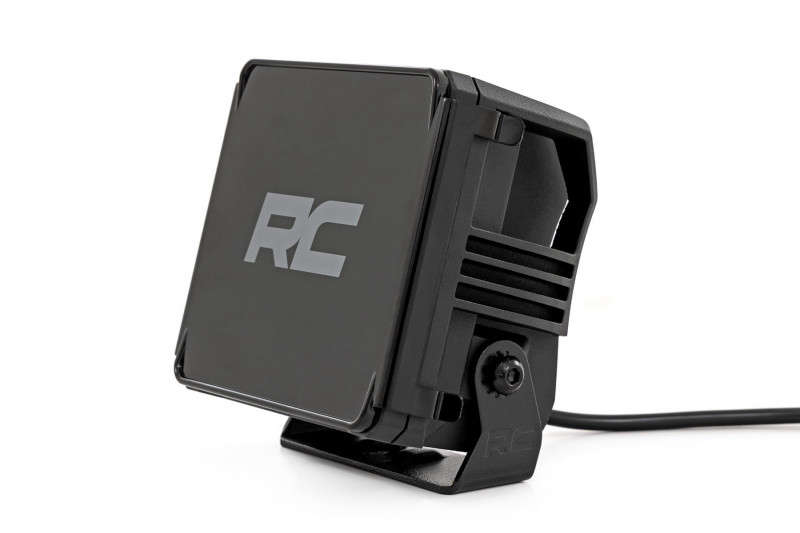 Rough Country 70905ADRL-RC 4 Inch Chrome Series LED Amber Light Pods ...