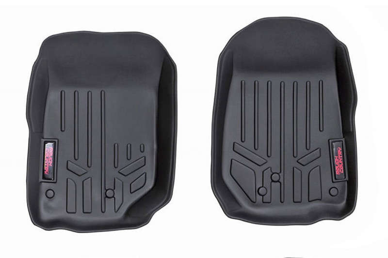 Rough Country M-6142-RC Floor Mats | Front | Custom Offsets