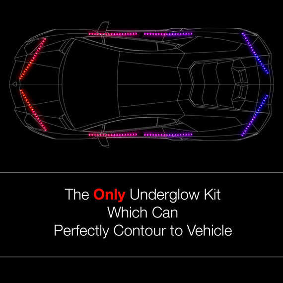 XKGlow XK041006 Underglow LED Accent Light Kit | Million Color UFO with ...